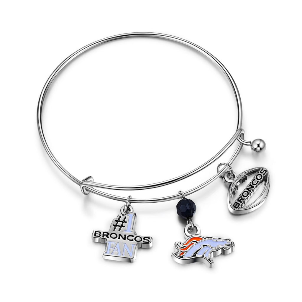 3 Charm Bracelet – Denver Broncos – Simran International