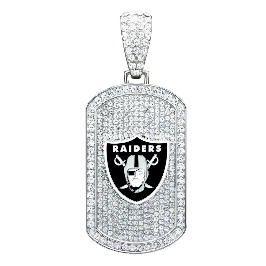 Bling Dog-Tag Necklace – Las Vegas Raiders – Simran International